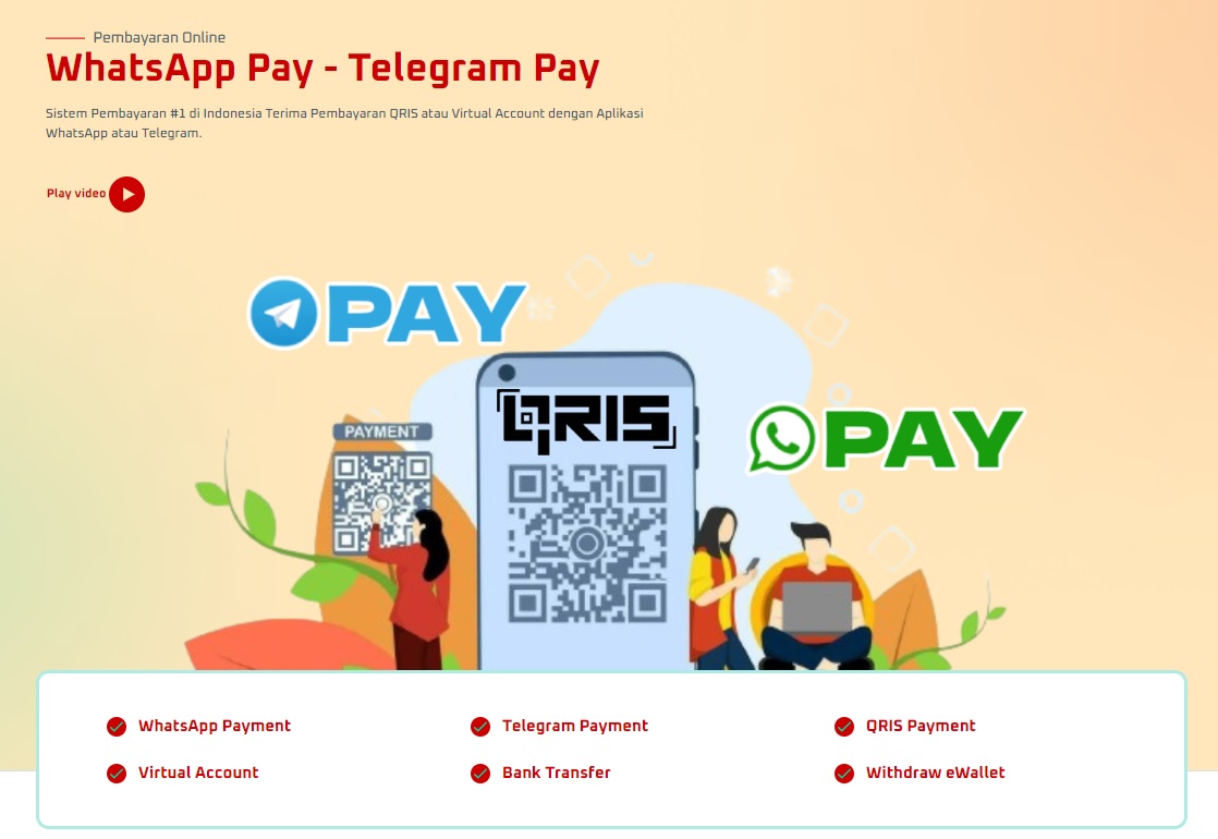 ePayindo - Whatsapp Pay and Telegram Pay Indonesia - ePayindo